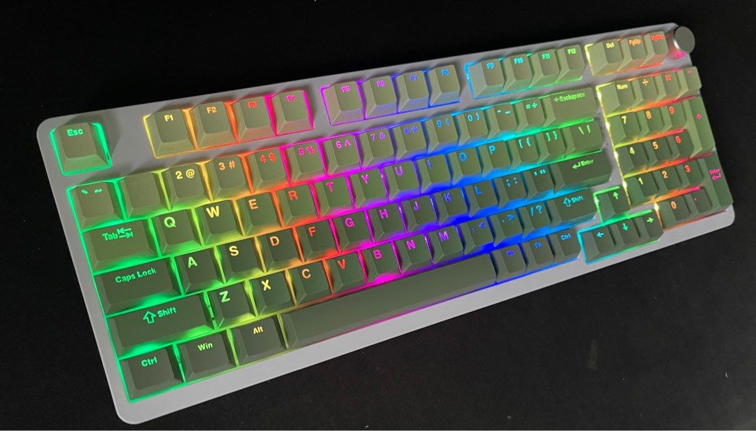 🍵 Matcha Wireless RGB Custom Gaming Mechanical Keyboard | 90% Layout ...