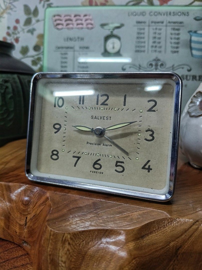 ⏰ Salvest Precision Alarm Clock – Germany, 1950s ⏰ Working, Furniture ...