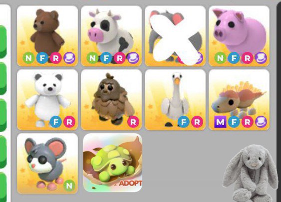 Adopt Me Pets - Neon, Fly Ride, Mega Fly Ride, Video Gaming, Gaming ...