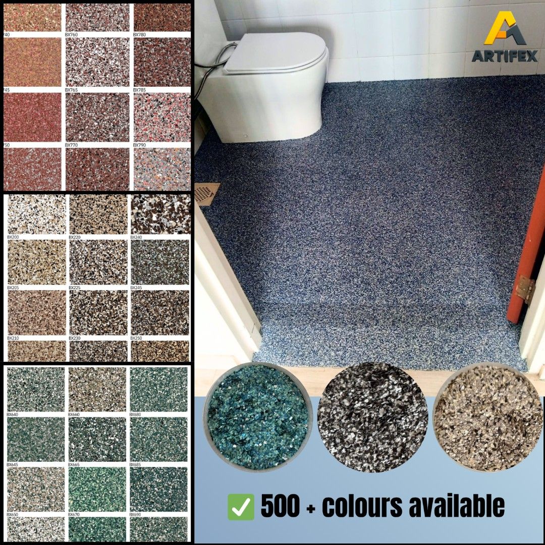 Anti slip flooring | Flakes Epoxy| Flakes epoxy coating | Tiles ...
