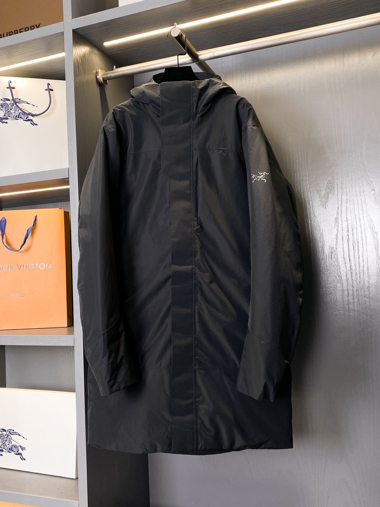 Authentic arc therme parka gtx windproof and waterproof down jacket mid ...