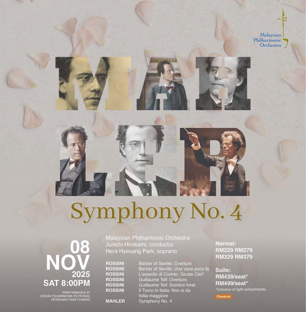 [B Reserve Zone] Mahler Symphony No. 4 by Malaysian Philharmonic ...