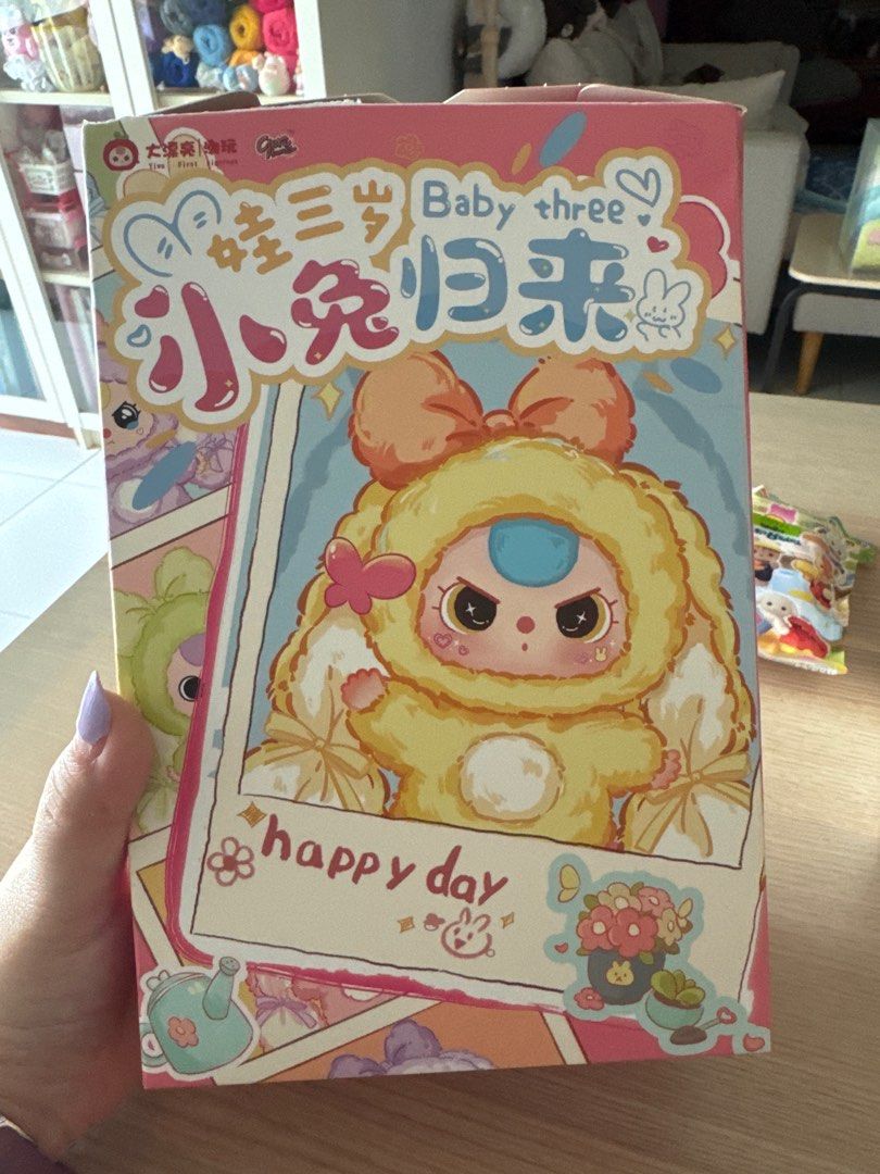 Baby Three Blind Box (Pink with red ribbon), Hobbies & Toys, Toys ...