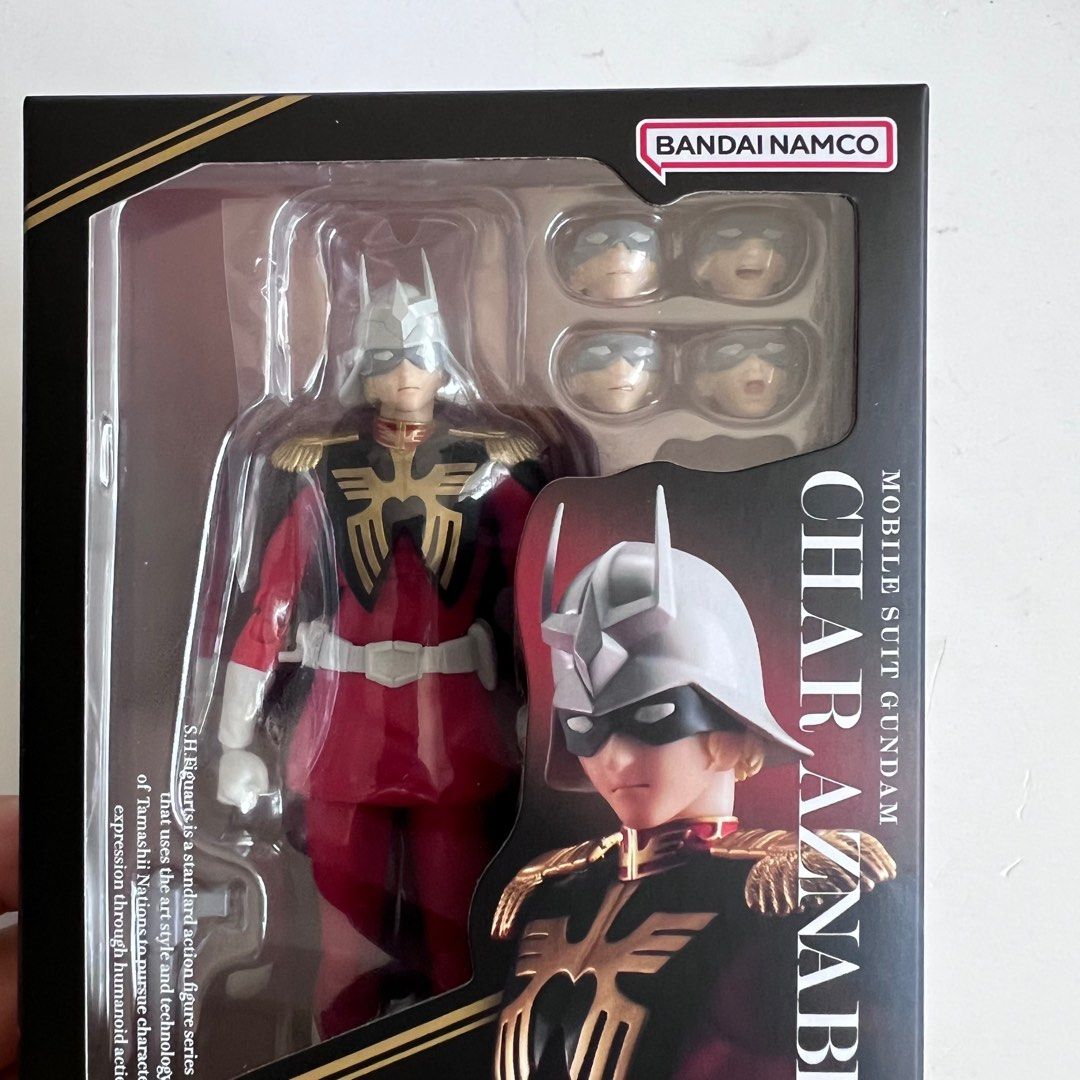 Bandai s.h.figuarts Char Aznable Mobile Suit Gundam, Hobbies & Toys ...