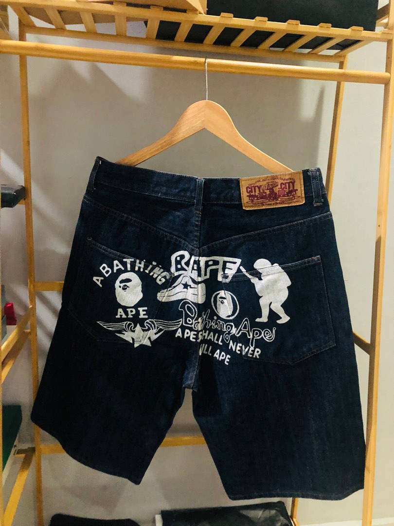 BAPE JORTS, Men's Fashion, Activewear on Carousell