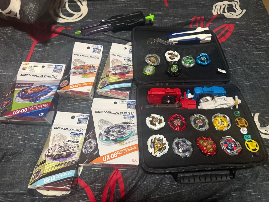 Beyblade X Set - Multiple Beyblades & Accessories, Hobbies & Toys, Toys ...
