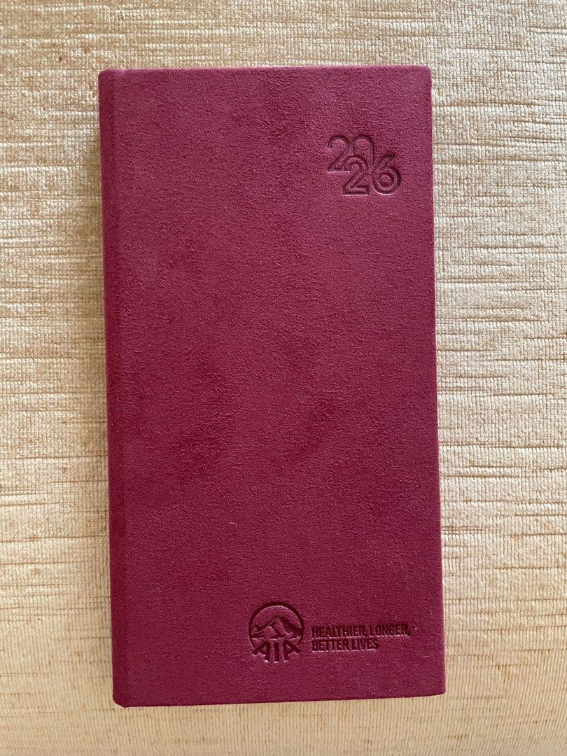 BN AIA 2026 Planner - Burgundy, Hobbies & Toys, Stationery & Craft ...