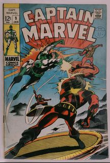 Captain Marvel #15 Marvel Comics 1969, Hobbies & Toys, Books ...