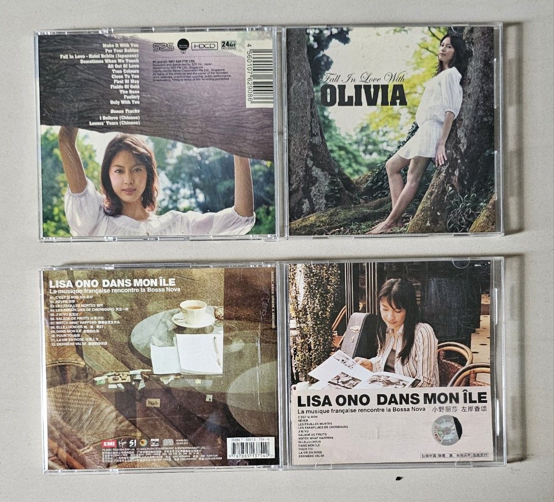 CD,Olivia Ong,Lisa Ono,Sarah McLachlan,Sheryl Crow,Whitney Houston ...