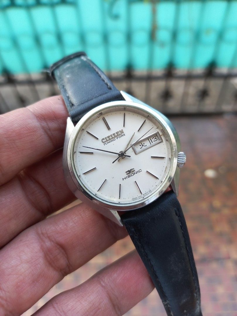 Citizen Hisonic Tuning Fork Garputala vintage seiko bulova, Fesyen Pria ...