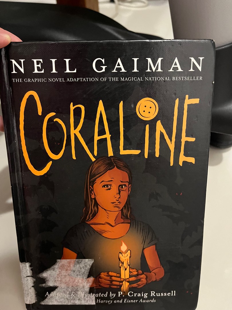 Coraline Graphic Novel by Neil Gaiman, Hobbies & Toys, Books ...