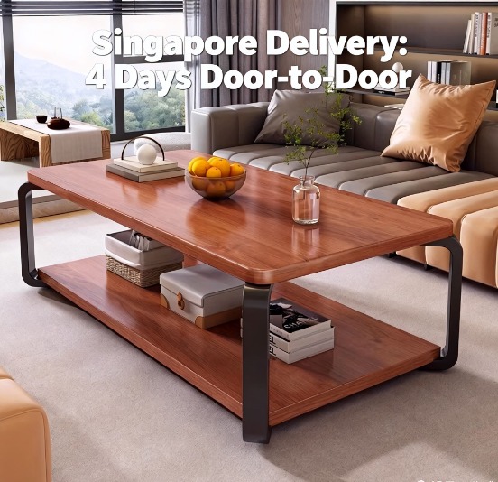 Deep Walnut Coffee Table, 120cm Large Top – The Ultimate Choice for ...