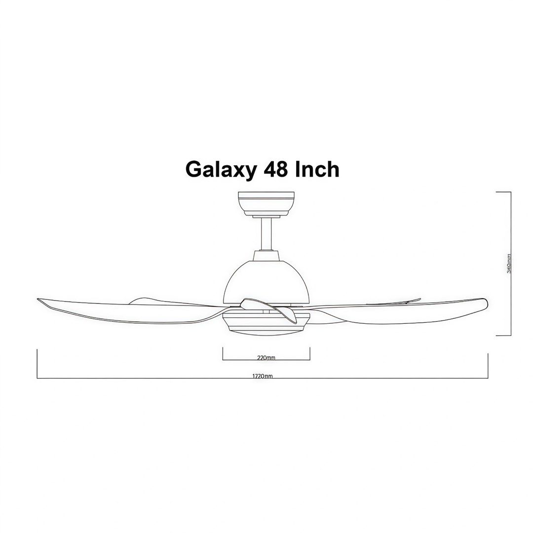 Fanco Galaxy-5 DC Motor Ceiling Fan, Furniture & Home Living, Lighting ...