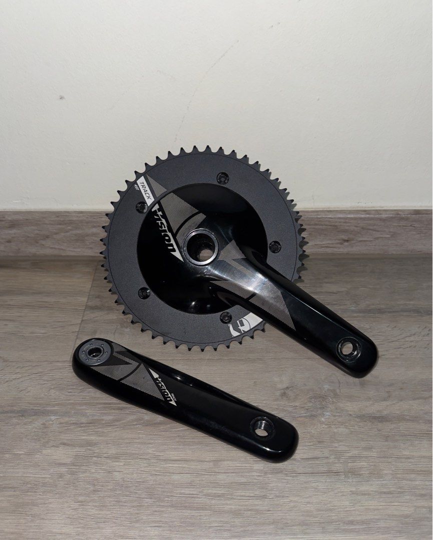 FSA Vision Tack Crankset, Sports Equipment, Bicycles & Parts, Parts ...