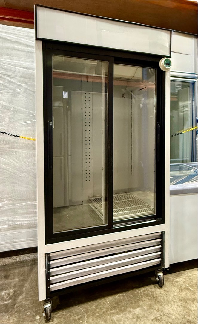 Glass display chiller 2 doors sliding, TV & Home Appliances, Kitchen ...