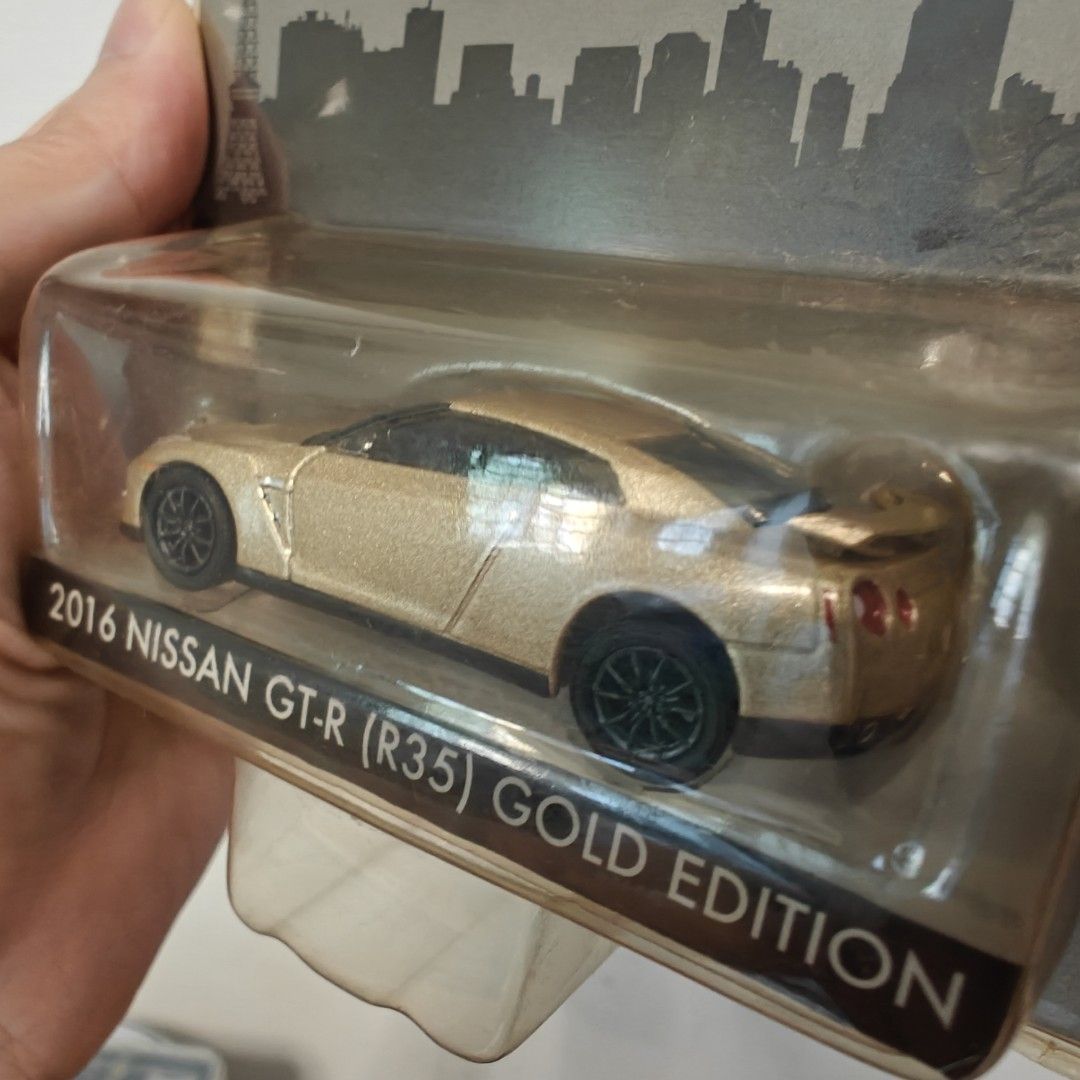2016 Nissan GT-R (R35) Gold Edition Diecast Model JDM Cars green light ...