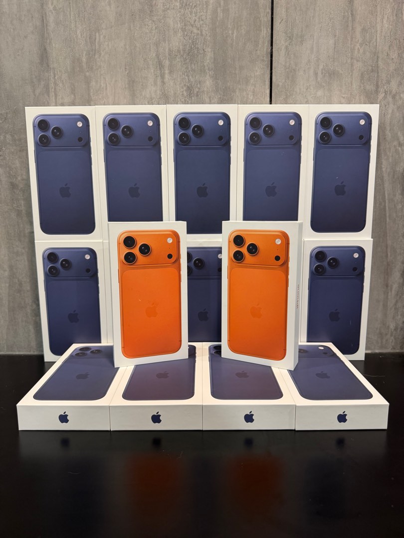 iPhone 17 pro max 256GB - deep blue - cosmic orange, Mobile Phones ...