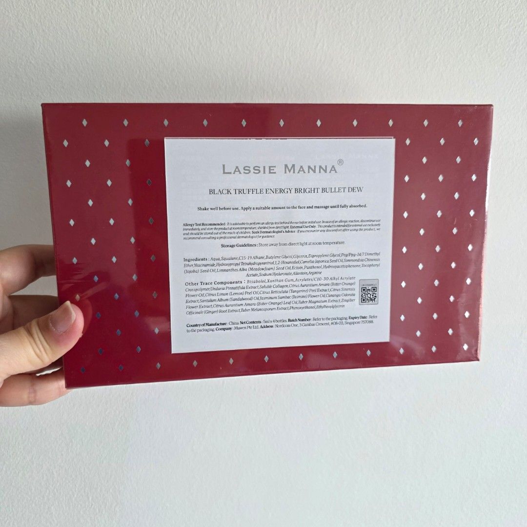 Lassie Manna Black Truffle Energy Bright Bullet Dew, Beauty & Personal ...