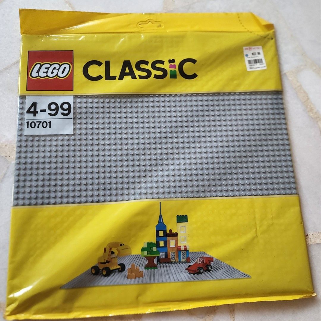 LEGO Classic Gray Baseplate 10701, Hobbies & Toys, Toys & Games on ...