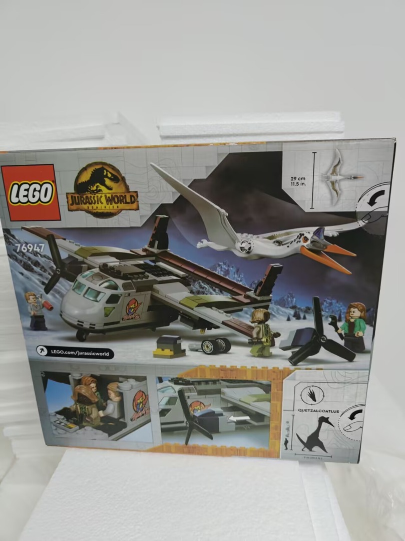 LEGO Jurassic World Quetzalcoatlus Plane Ambush 76947, Hobbies & Toys ...