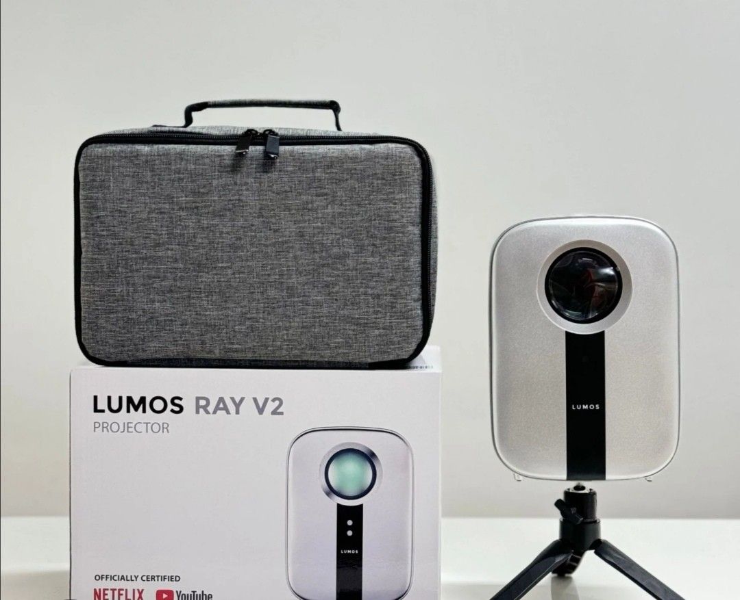 LUMOS RAY V2 Projector - Like New, TV & Home Appliances, TV ...
