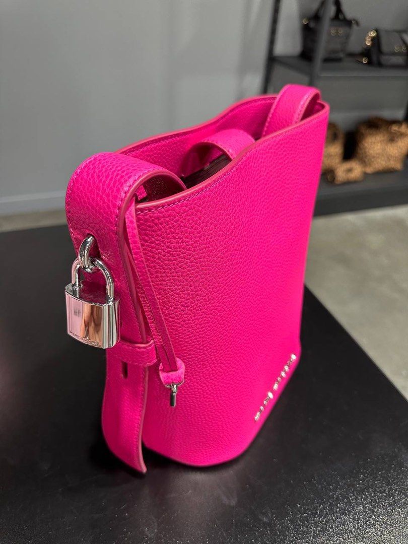 MJ Drifter Small Bucket Crossbody in Hot Pink, Luxury, Bags & Wallets ...