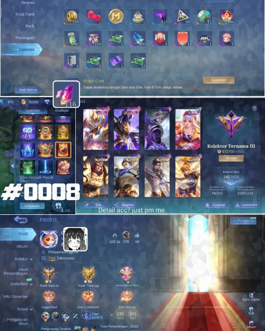 Mobile Legends Account - Cheapest!!!!, Video Gaming, Gaming Accessories ...