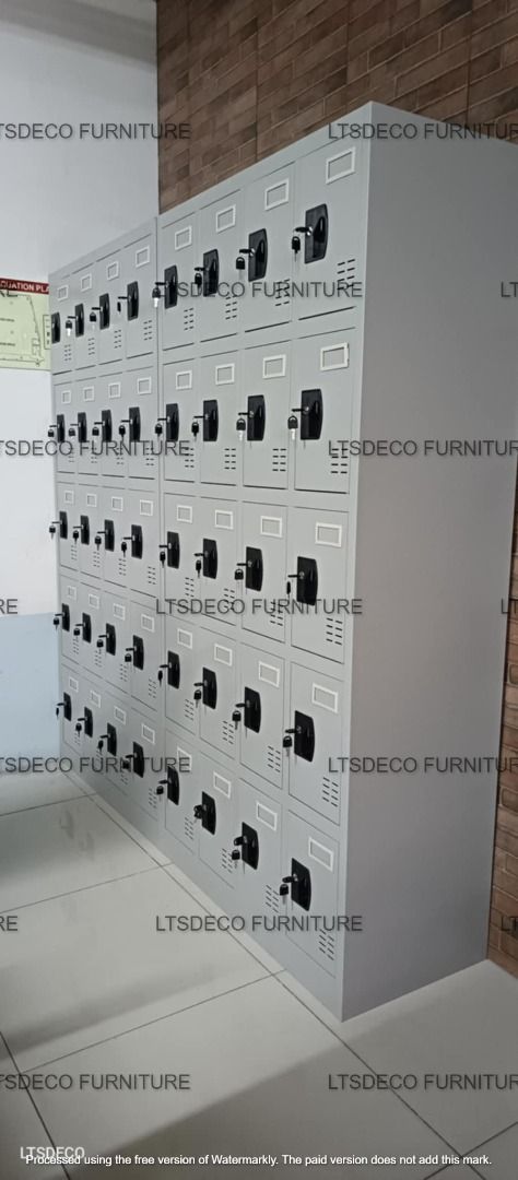 NEW 20 DOOR STEEL LOCKER OFFICE PARTITION FURNITURES, Furniture & Home ...