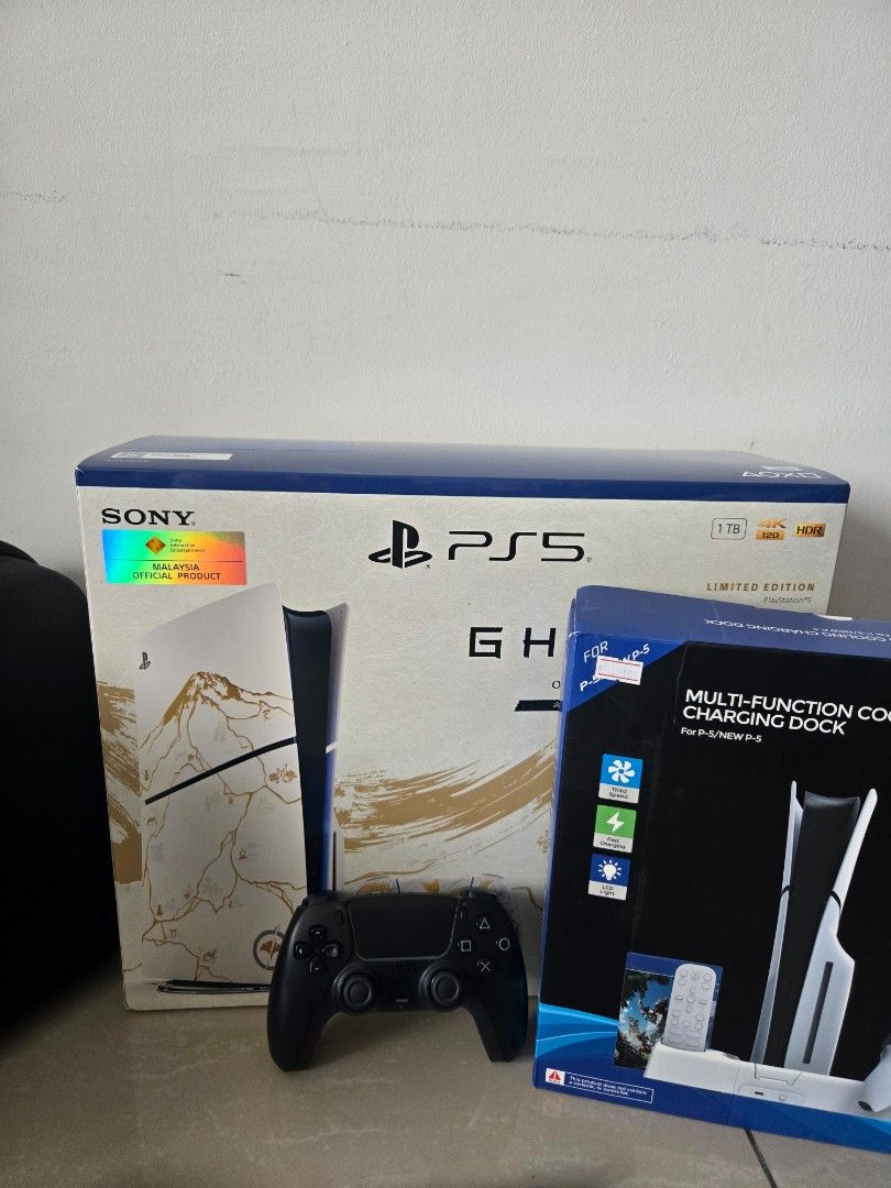 [NEW] PS5 SLIM DISC GHOST OF YOTEI EDITION ( 1 Year warranty), Video ...