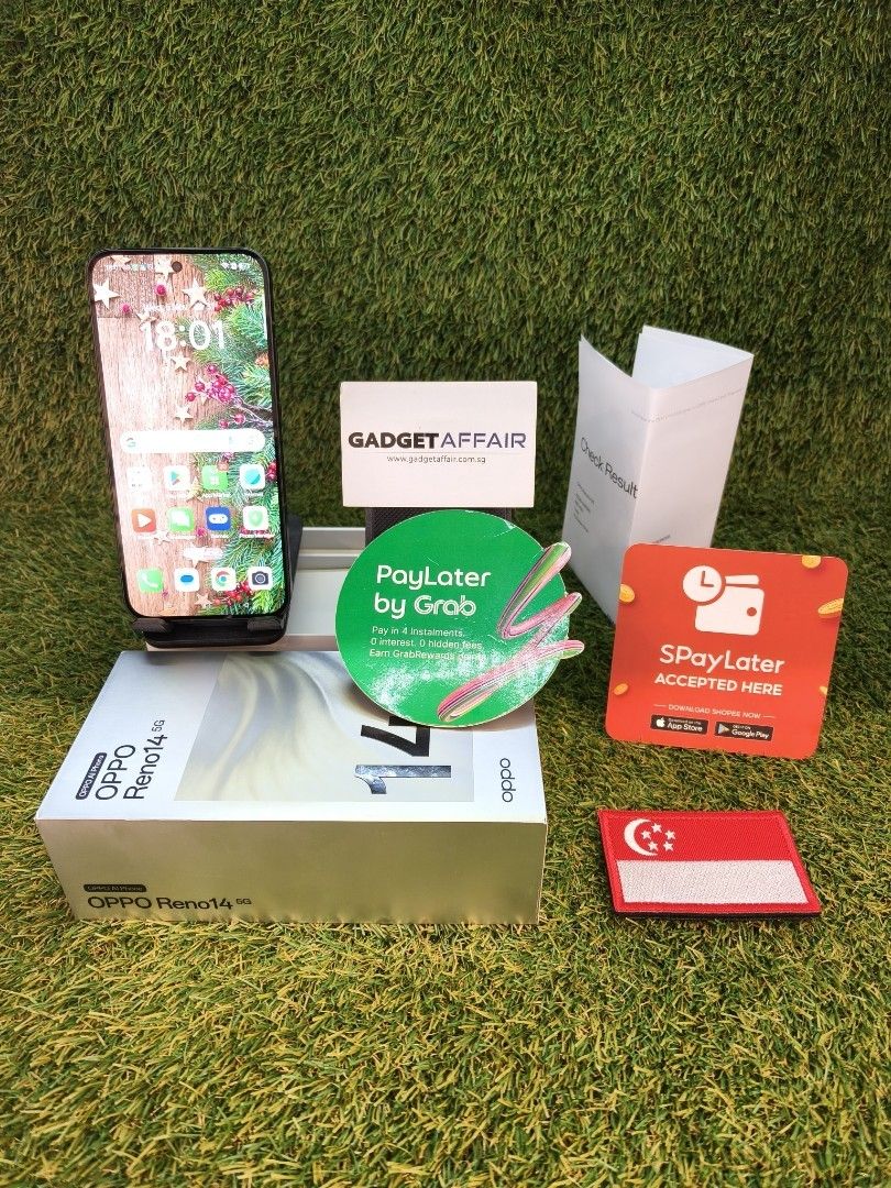 Oppo 🇸🇬 Reno 14 5G 12gb/256gb (Like New) Green 256GB, Mobile Phones ...