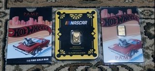 PAMP Suisse x Hot Wheels 1g Gold Bar ** not public gold habib tomei ...