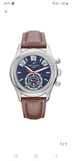 Patek Philippe Annual Calendar Chronograph Baguette Diamond Bezel ...