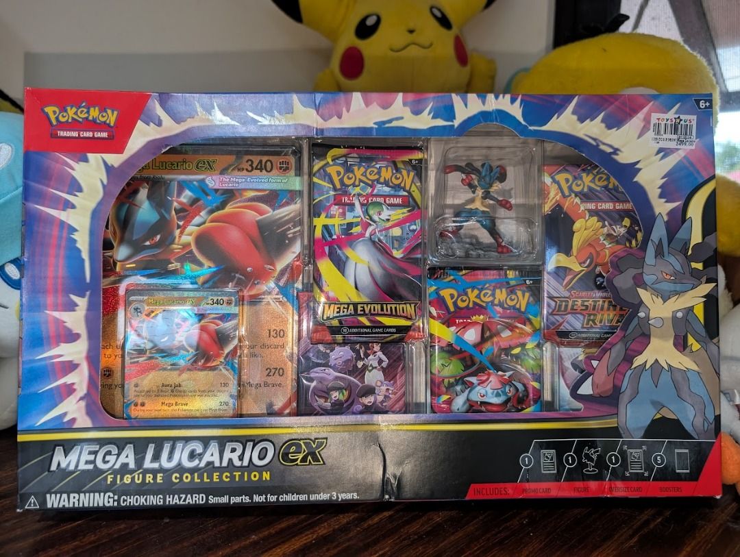 Pokemon Mega Lucario EX Figure Collection, Hobbies & Toys, Toys & Games ...