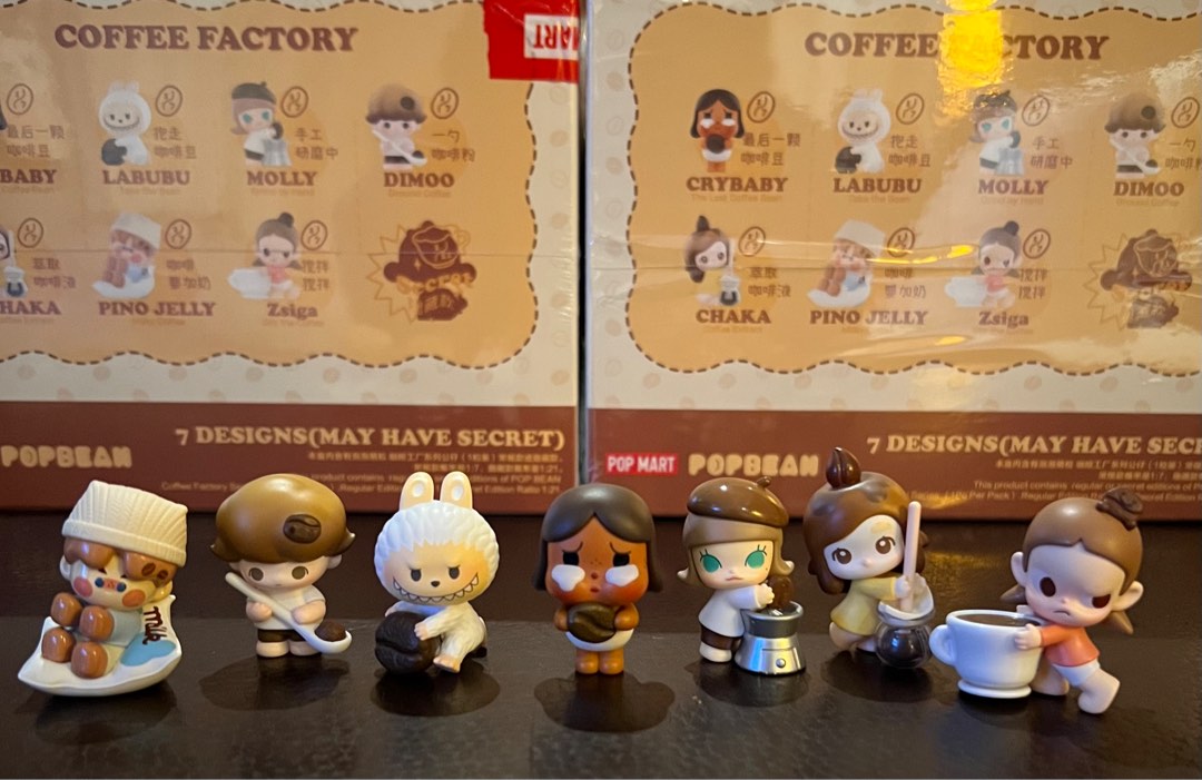 Popmart - Coffee factory Popbean, Hobbies & Toys, Toys & Games on Carousell