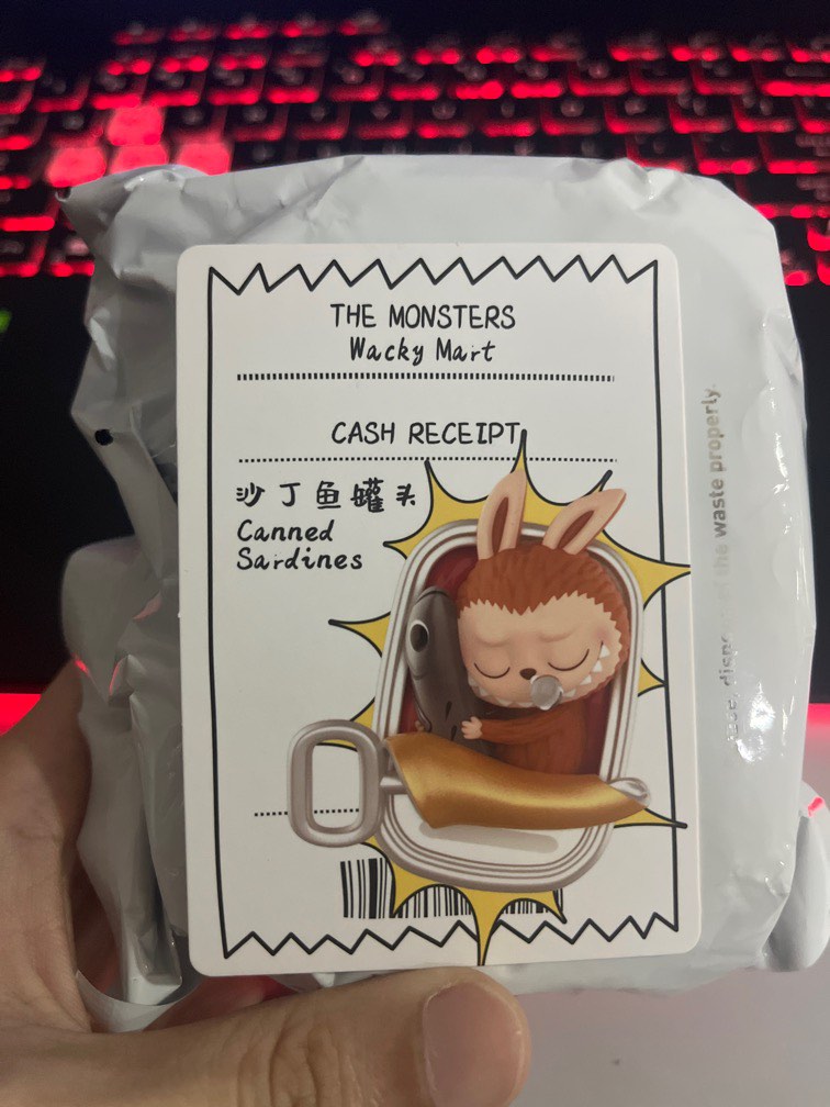 popmart labubu wacky mart canned sardine, Hobbies & Toys, Toys & Games ...