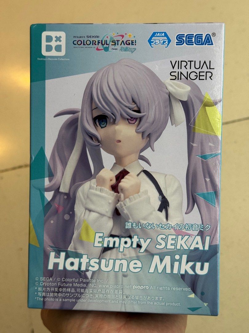 Sega empty sekai hatsune miku 初音未來, 興趣及遊戲, 玩具 & 遊戲類 - Carousell