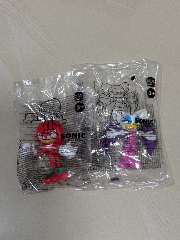 SONIC THE HEDGEHOG Knuckles & Rouge, Hobbies & Toys, Toys & Games on ...