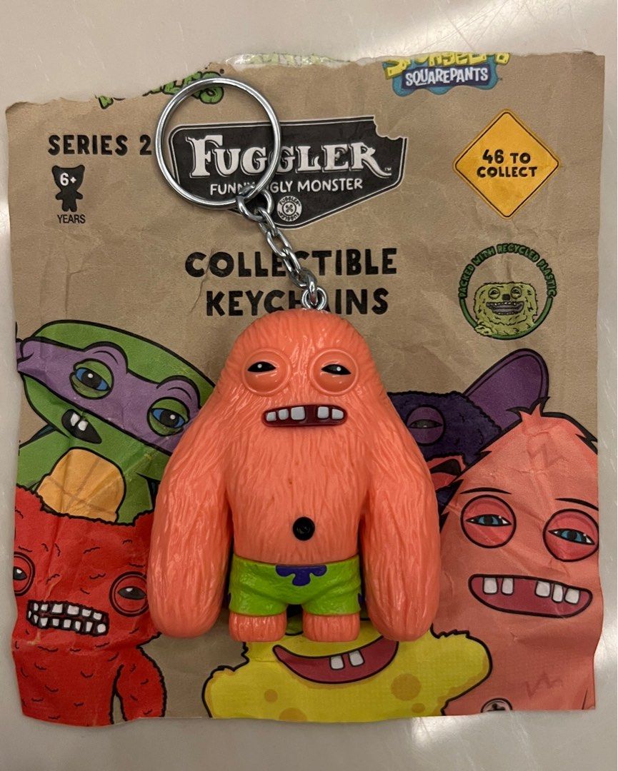 SPONGEBOB X PATRICK Fuggler keychains Series 2 (opened), Hobbies & Toys ...