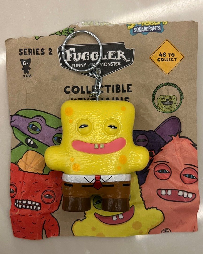 SPONGEBOB X PATRICK Fuggler keychains Series 2 (opened), Hobbies & Toys ...