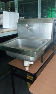 Stainless Steel Double Sink, Furniture & Home Living, Bathroom ...