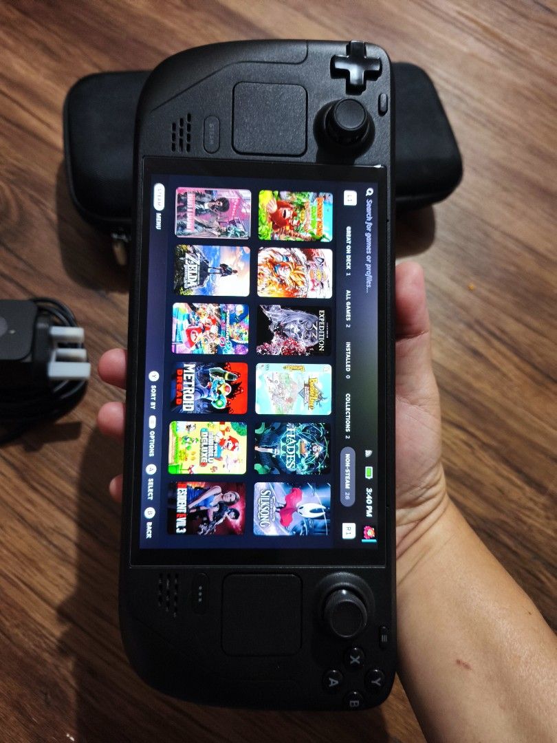 Steamdeck OLED 512GB complete gaming package, Video Gaming, Video Game ...