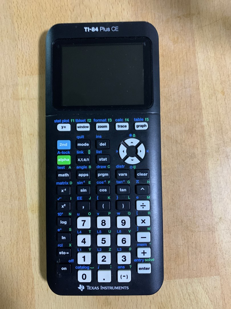 Texas Instruments TI-84 Plus CE Graphing Calculator, Hobbies & Toys ...
