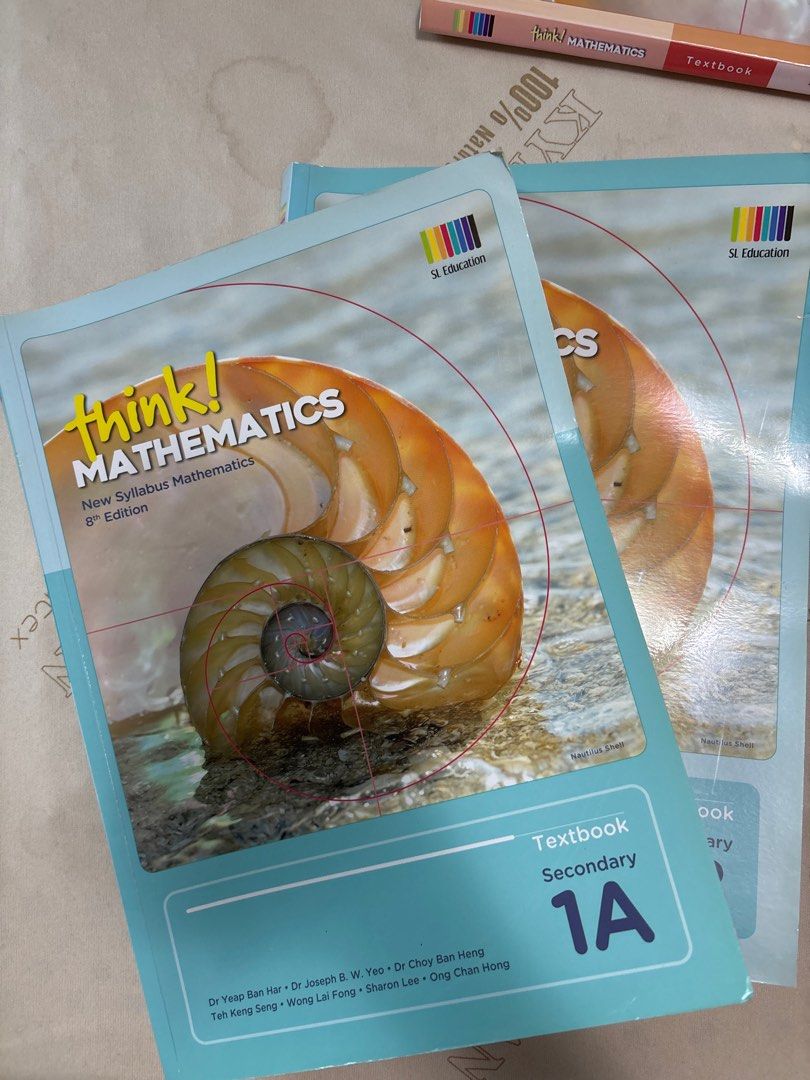 Think! Mathematics Textbook Secondary 1A & 1B, Hobbies & Toys, Books ...