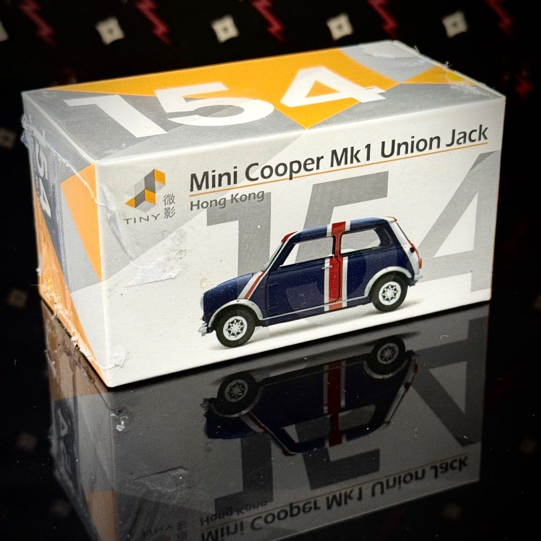 Tiny 154 Mini Cooper Mk1 Union Jack about Hot Wheels size Morris ...
