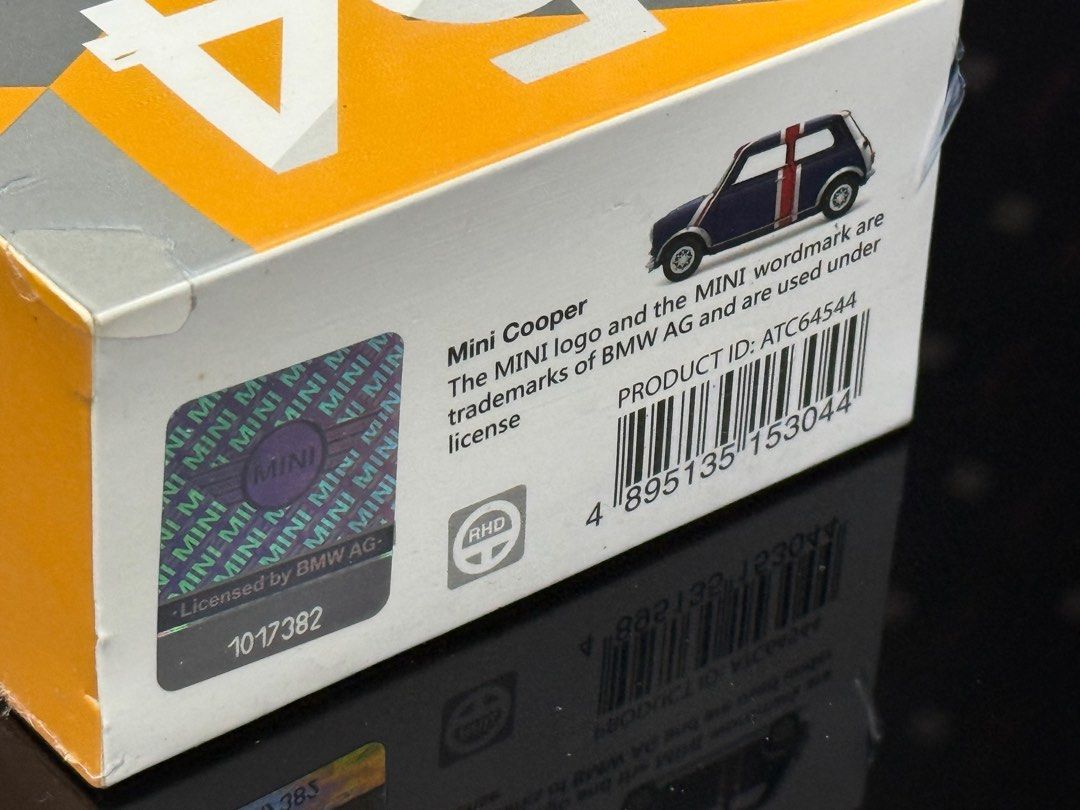 Tiny 154 Mini Cooper Mk1 Union Jack about Hot Wheels size Morris ...