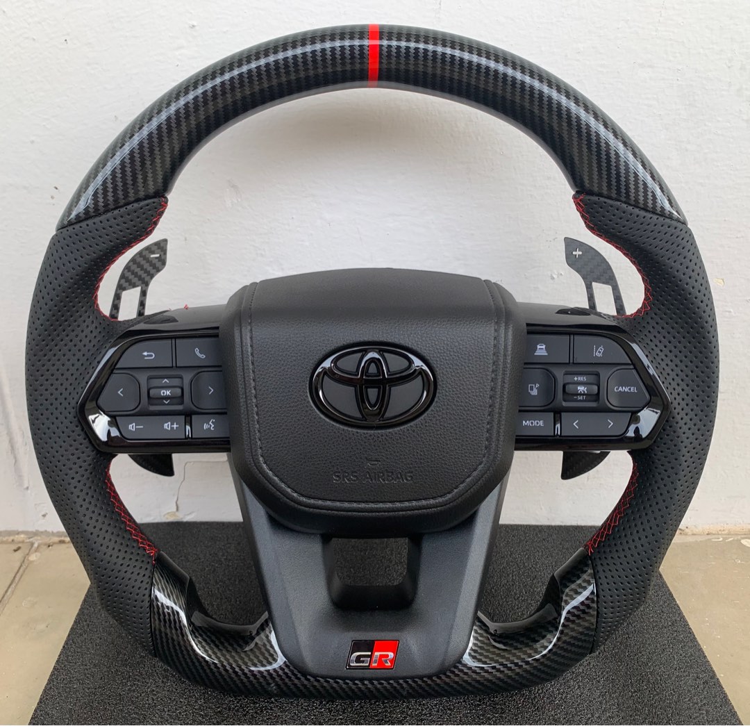 Toyota GR steering wheel ,Hiace. Estima. Alphard. Noah. Voxy. Wish ...