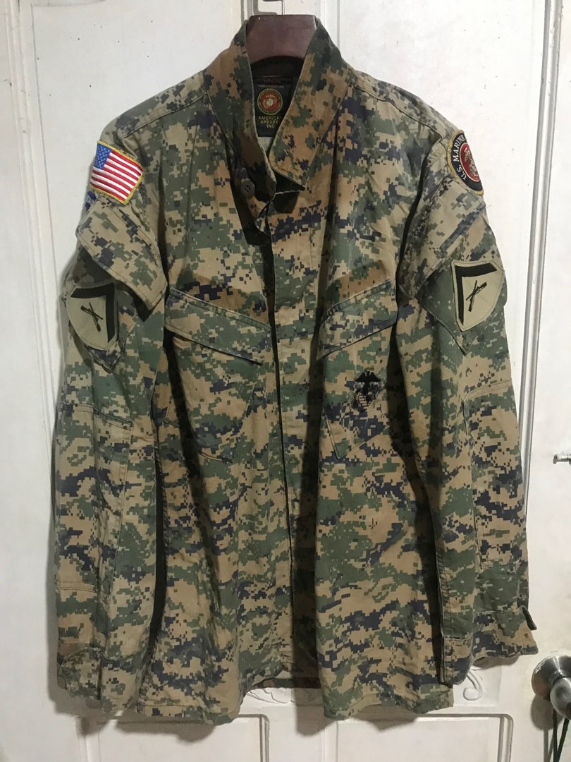 Lance Corporal, US Marine Corps Digital Camo Jacket, Men's Fashion ...