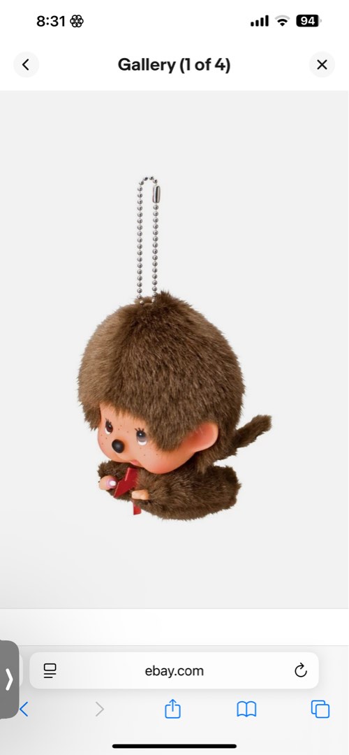 Vintage Big Head Flying Monchhichi Plush Keychain, Hobbies & Toys, Toys ...