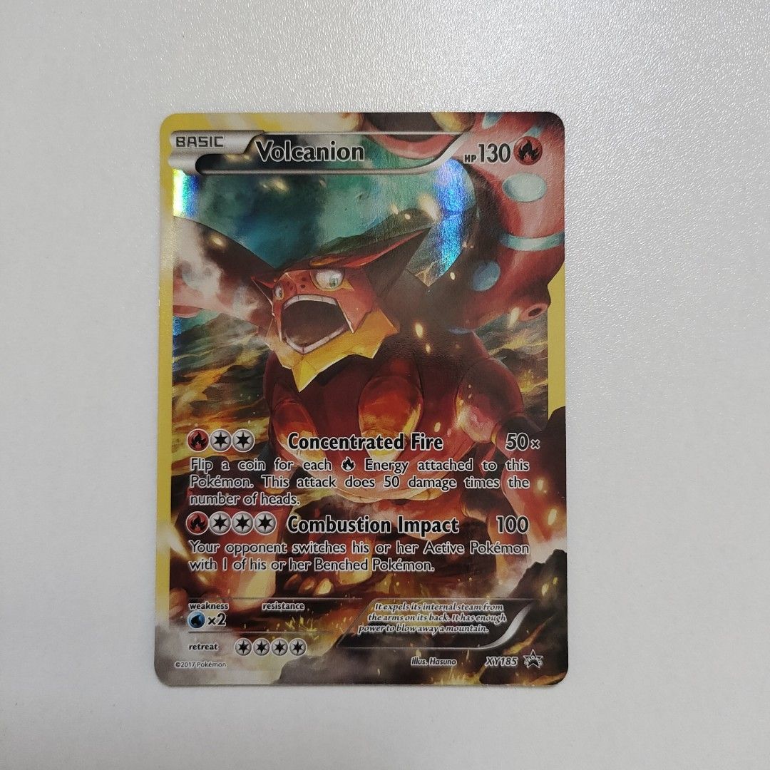 Volcanion Pokemon Card (Promo), Hobbies & Toys, Toys & Games on Carousell