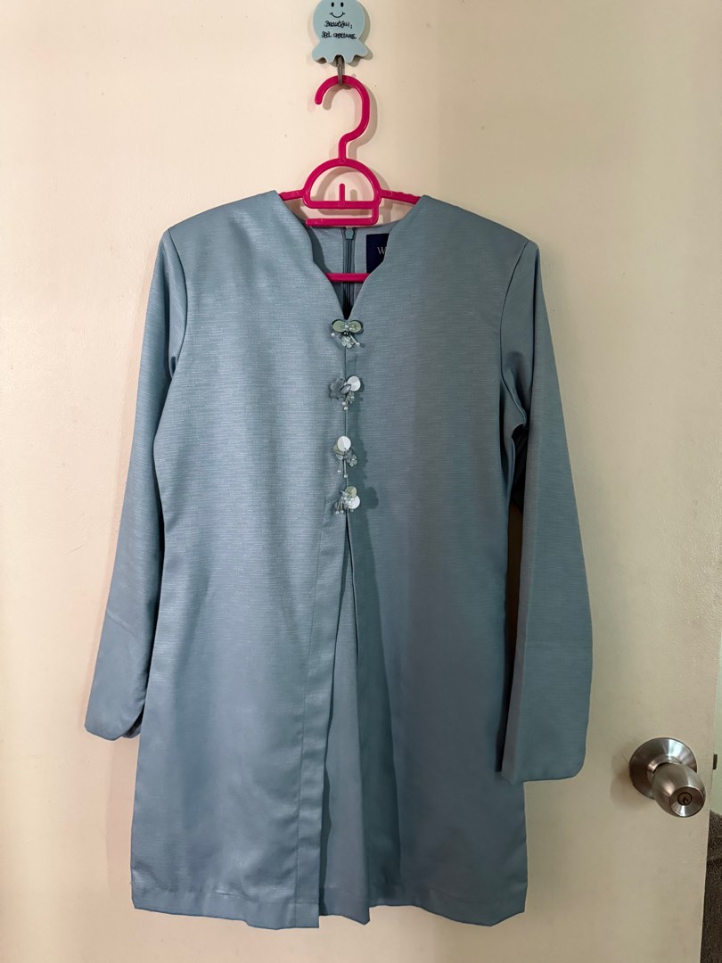 WANZAR Baju Kurung Set, Women's Fashion, Muslimah Fashion, Baju Kurung ...